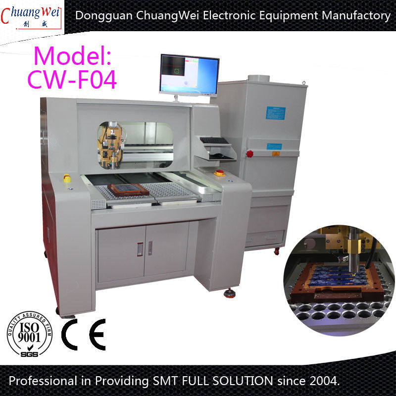 6000RPM Spindle Dual Tables PCB Router สำหรับบอร์ด MCPCB-PCB Depaneling