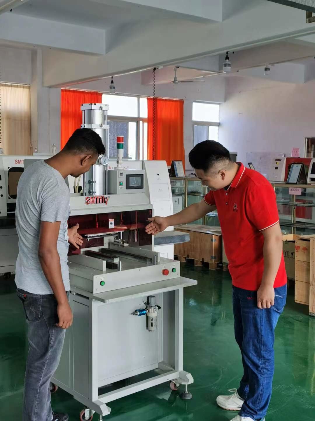 FPC Punching Machine, PCB Depaneling Machine พร้อมระบบควบคุม LCD
